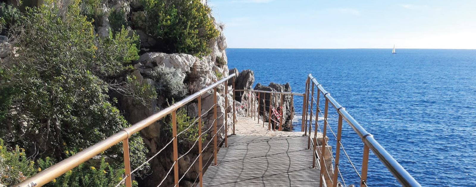 Le sentier littoral du Cap de Nice en travaux | Département des Alpes ...
