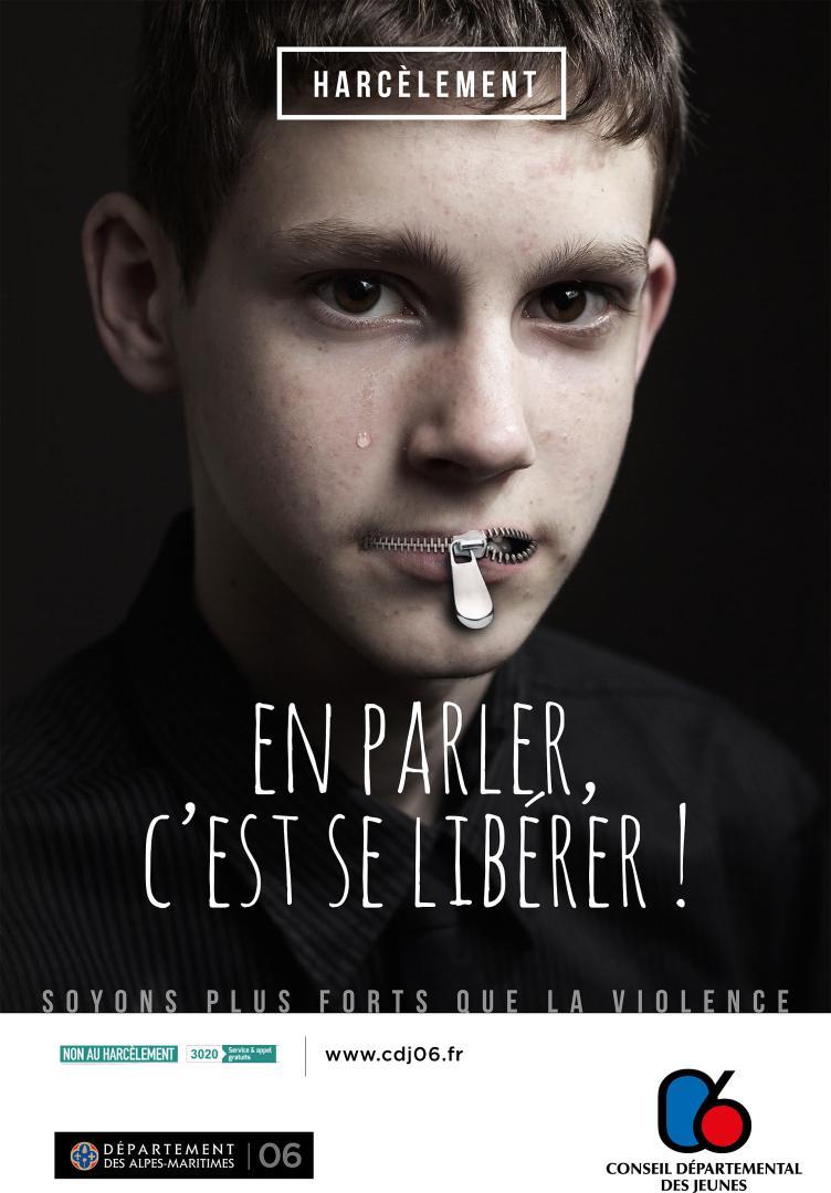 Campagne de sensibilisation sur la violence en milieu scolaire | Département des Alpes-Maritimes